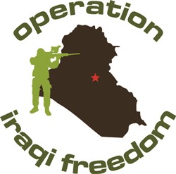 Operation Iraqi Freedom print art print art at EmbroideryDesigns.com ...