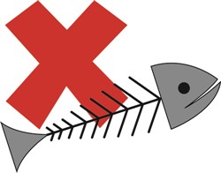 X-Ray Fish print art print art at EmbroideryDesigns.com ...