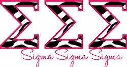 Sigma Sigma Sigma print art print art at EmbroideryDesigns.com ...