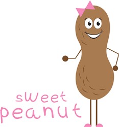 Sweet Peanut print art print art at EmbroideryDesigns.com ...