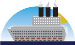 Cruise Ship print art print art at EmbroideryDesigns.com ...