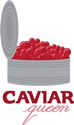 Caviar Queen print art print art at EmbroideryDesigns.com ...