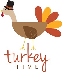 Turkey Time print art print art at EmbroideryDesigns.com ...