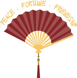 Peace Fortune Friendship print art print art at EmbroideryDesigns.com ...