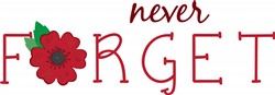 Never Forget print art print art at EmbroideryDesigns.com ...