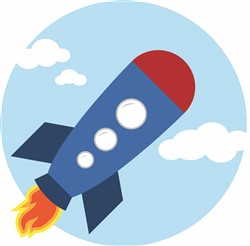 Space Rocket print art print art at EmbroideryDesigns.com ...