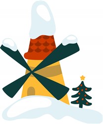 Christmas Windmill print art print art at EmbroideryDesigns.com ...