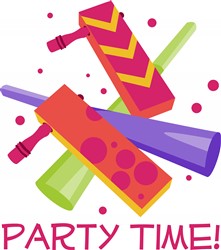 Party Time print art print art at EmbroideryDesigns.com ...