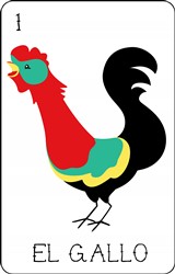 El Gallo print art print art at EmbroideryDesigns.com ...