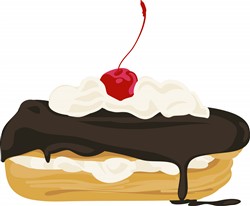 Eclair print art print art at EmbroideryDesigns.com | EmbroideryDesigns.com