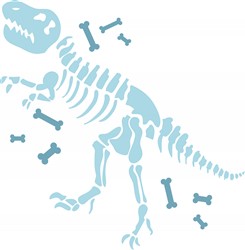 Dinosaur Fossils SVG cut file at EmbroideryDesigns.com ...