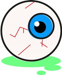 Eyeball print art print art at EmbroideryDesigns.com ...