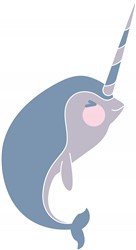 Narwhal print art print art at EmbroideryDesigns.com ...