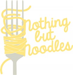 Nothing But Noodles print art print art at EmbroideryDesigns.com ...