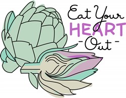 Eat Heart Out print art print art at EmbroideryDesigns.com ...