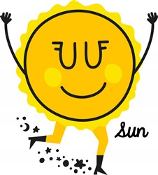 Sun print art print art at EmbroideryDesigns.com | EmbroideryDesigns.com