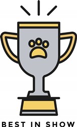 Best In Show Trophy print art print art at EmbroideryDesigns.com ...