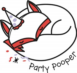 Party Pooper print art print art at EmbroideryDesigns.com ...