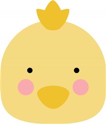 Cartoon Chick SVG cut file at EmbroideryDesigns.com | EmbroideryDesigns.com