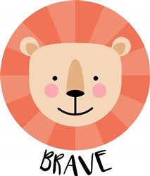 Lion Brave SVG cut file at EmbroideryDesigns.com | EmbroideryDesigns.com