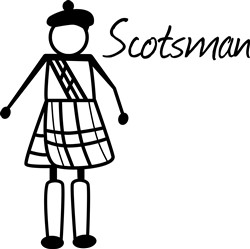 Scotsman print art print art at EmbroideryDesigns.com ...