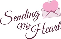 Sending My Heart SVG cut file at EmbroideryDesigns.com ...