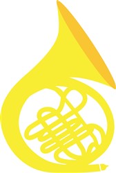 French Horn print art print art at EmbroideryDesigns.com ...