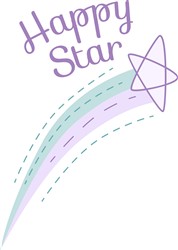 Happy Star print art print art at EmbroideryDesigns.com ...