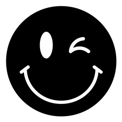 Wink Face SVG cut file at EmbroideryDesigns.com | EmbroideryDesigns.com