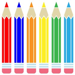 Colored Pencils SVG cut file at EmbroideryDesigns.com ...