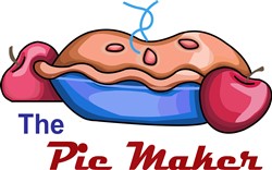 THE PIE MAKER print art print art at EmbroideryDesigns.com ...