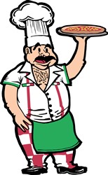 Pizza Man print art print art at EmbroideryDesigns.com ...