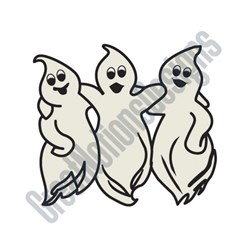 GHOST TRIO SVG cut file at EmbroideryDesigns.com | EmbroideryDesigns.com