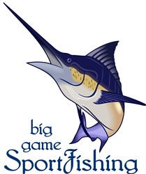 BIG GAME SPORTFISHING print art print art at EmbroideryDesigns.com ...
