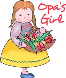OPAS GIRL print art print art at EmbroideryDesigns.com ...