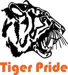 TIGER PRIDE SVG cut file at EmbroideryDesigns.com | EmbroideryDesigns.com