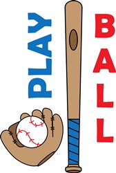 PLAY BALL print art print art at EmbroideryDesigns.com ...