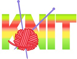 KNIT print art print art at EmbroideryDesigns.com | EmbroideryDesigns.com