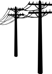 UTILITY LINES SVG cut file at EmbroideryDesigns.com | EmbroideryDesigns.com