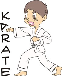 KARATE print art print art at EmbroideryDesigns.com | EmbroideryDesigns.com