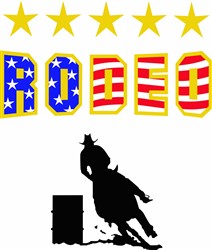 RODEO BARREL RACER SVG cut file at EmbroideryDesigns.com ...