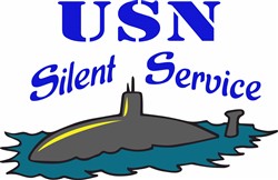 USN SILENT SERVICE print art print art at EmbroideryDesigns.com ...