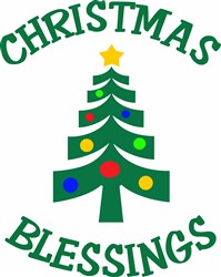 CHRISTMAS BLESSINGS print art print art at EmbroideryDesigns.com ...
