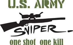 US ARMY SNIPER print art print art at EmbroideryDesigns.com ...