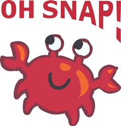 CRAB SNAP SVG cut file at EmbroideryDesigns.com | EmbroideryDesigns.com