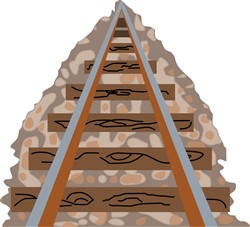 Railroad Tracks print art print art at EmbroideryDesigns.com ...