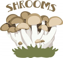 Shrooms print art print art at EmbroideryDesigns.com ...