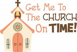 Church On Time print art print art at EmbroideryDesigns.com ...