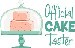 Official Cake Taster print art print art at EmbroideryDesigns.com ...