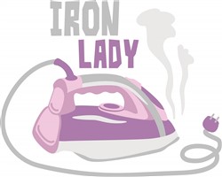 Iron Lady print art print art at EmbroideryDesigns.com ...